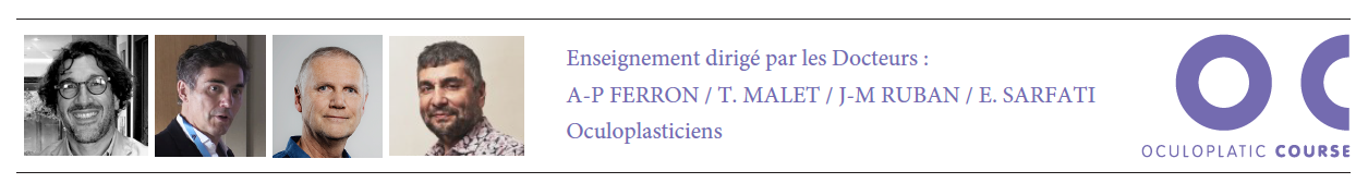 Oculoplastic Course | 20 et 21 janvier 2023 - FCI
